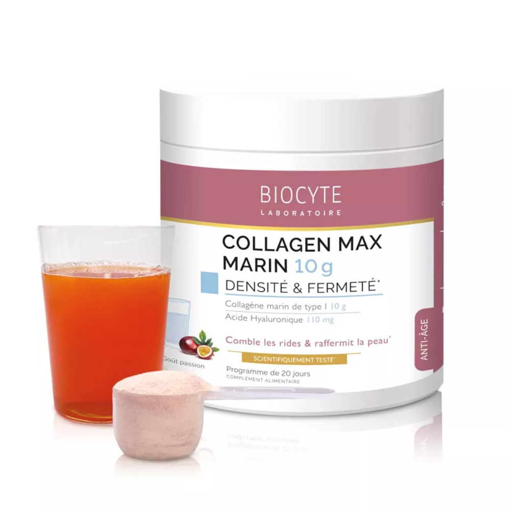 Biocyte Collagen Max Marin Pot 220G Goût Passion | SKINPULP